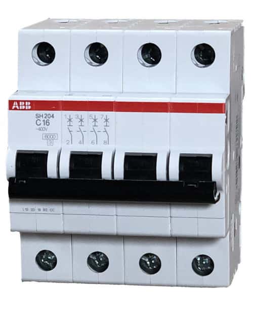 Breaker ABB Trifásico 50A SH204-C50 | al Mejor Precio